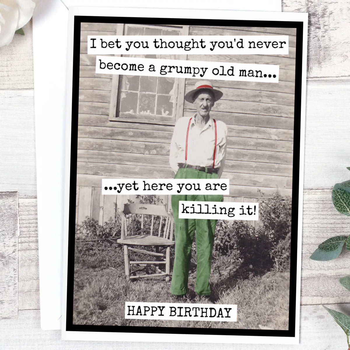 Grumpy Old Man Card – Happy DSM