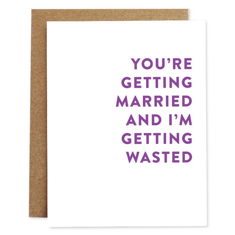 You're Getting Married Card – Happy DSM