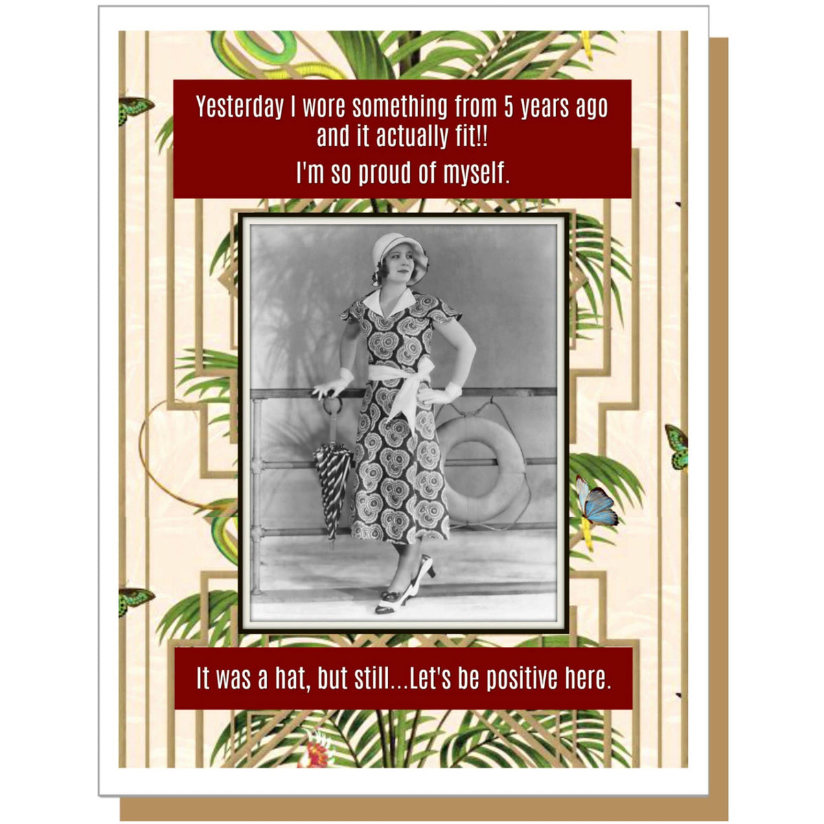 Let's Be Positive Card – Happy DSM